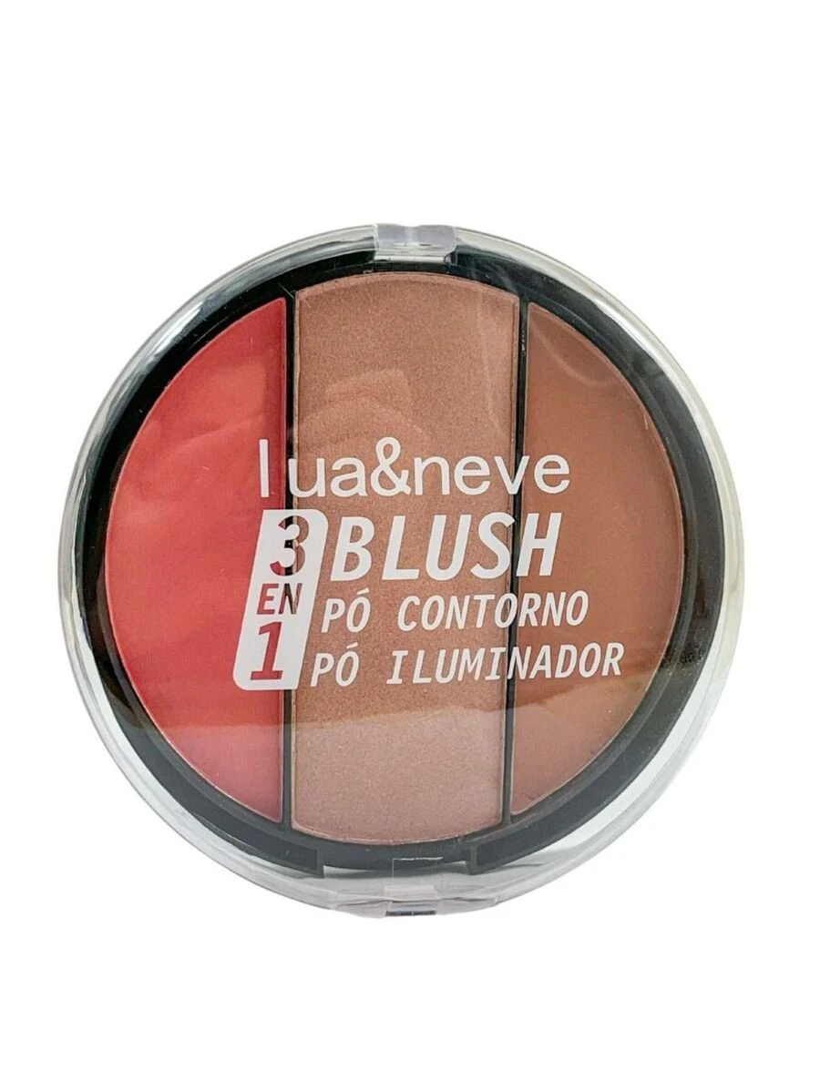 3 EM 1 Blush / Contorno / Iluminar lua&neve | SHEIN Brasil