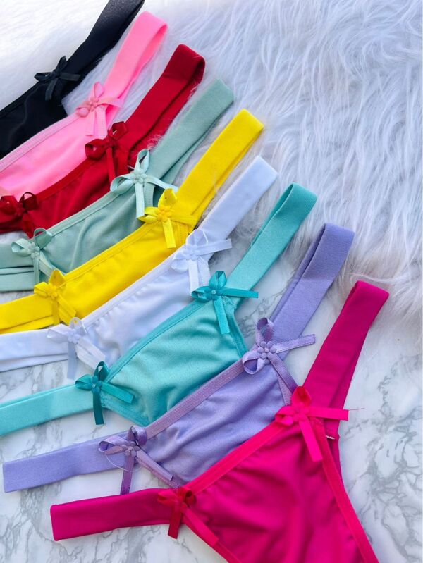 Belíssima Moda Intima kit C/5 Calcinhas virginia fio duplo | SHEIN Brasil