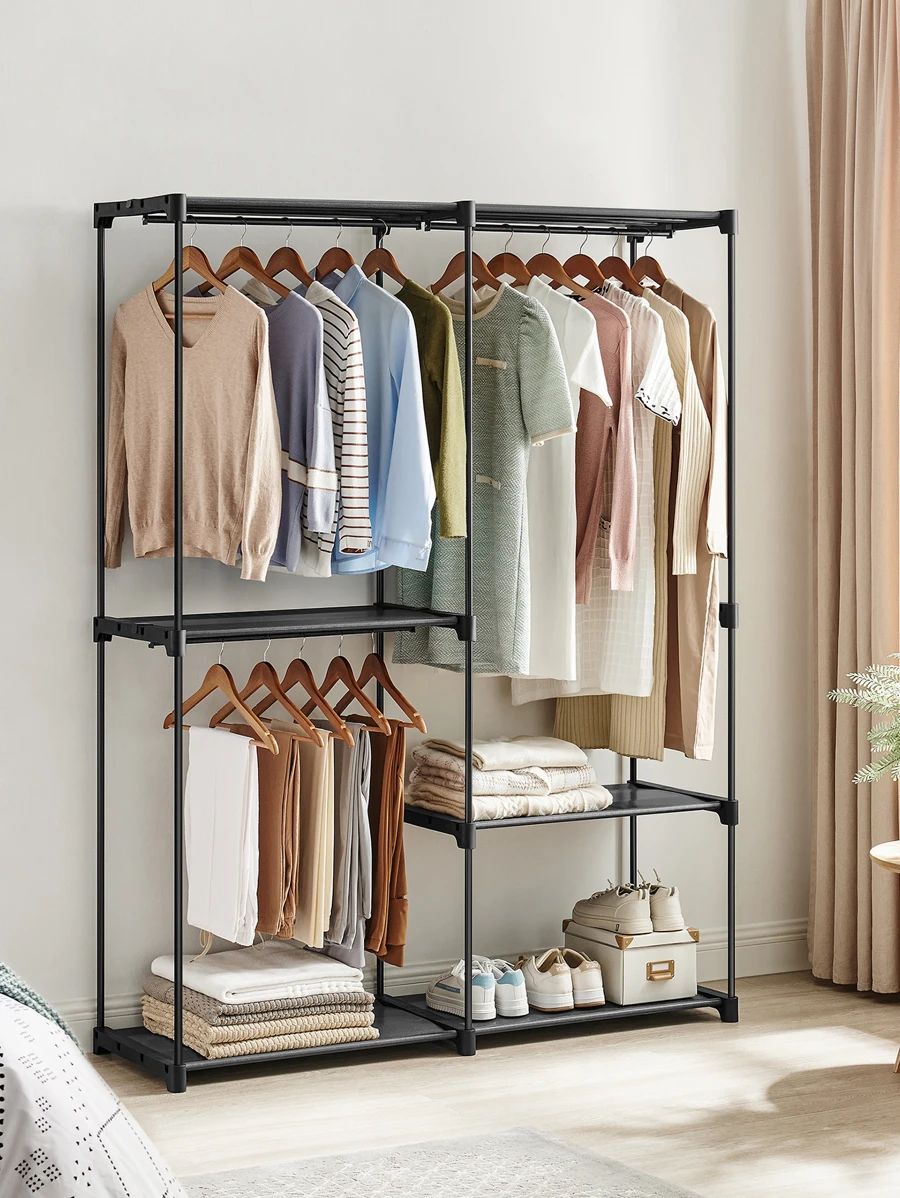 SONGMICS Clothes Rack, Closet Rack for Hanging Clothes, Clothes ...