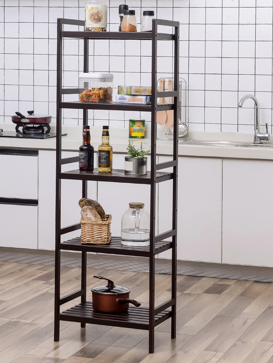 SONGMICS Adjustable Storage Shelf Rack, 5-Tier Multifunctional Shelving ...