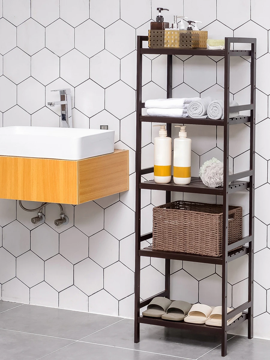 SONGMICS Adjustable Storage Shelf Rack, 5-Tier Multifunctional Shelving ...