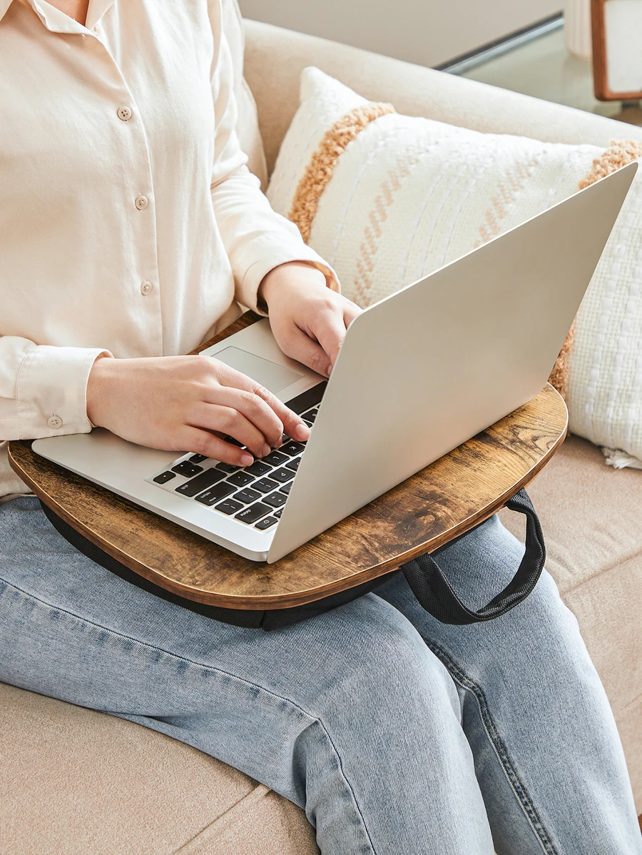 SONGMICS Lap Desk, Bed Tray, Laptop Table with Handle, Cushion | SHEIN USA