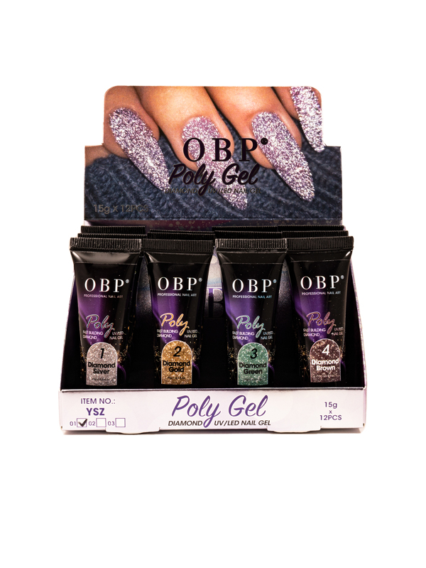 YOUTOUR OBP Polygel Nail UV/LED 12 Piezas De 15ml Para Decoración De ...