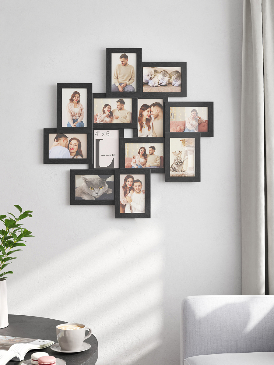 SONGMICS 12-Pack 4X6 Collage Picture Frames, Picture Frames Collage For ...