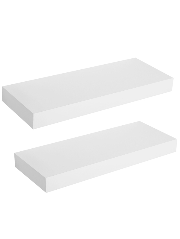 SONGMICS Wall Shelf 2-Set, Floating Shelf 15.7 Inches, Easy Install for ...