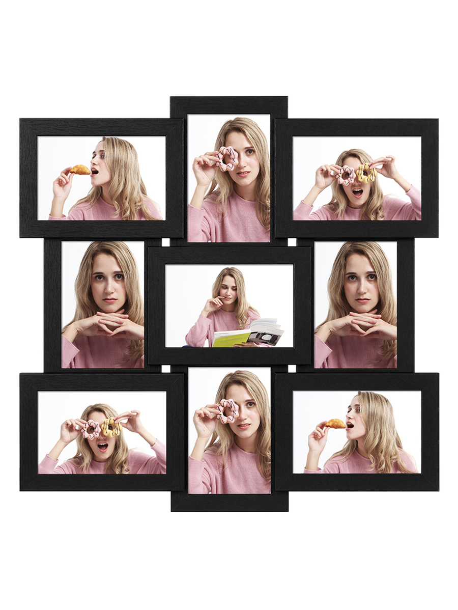 SONGMICS Collage Picture Frames, 4x6 Picture Frames Collage Wall Decor ...