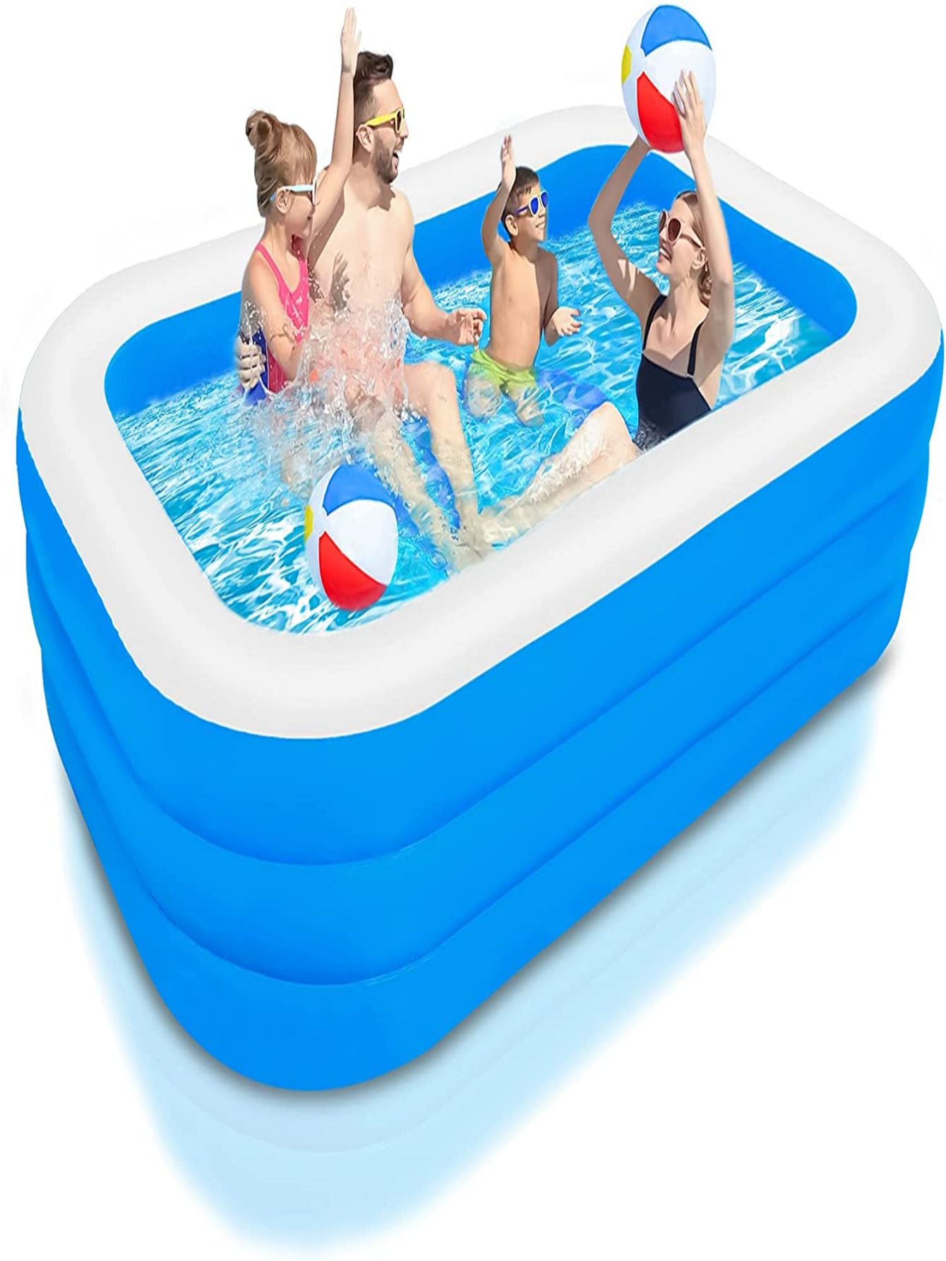 Inflatable Full-Sized Swimming Pool, Family Lounge Pool, Inflatable ...