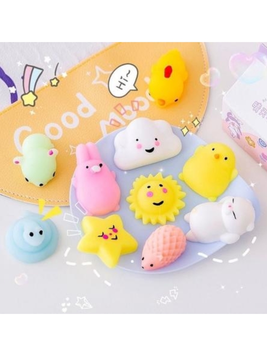 20 peças Squishy Bichinhos Macio Anti Stress de Apertar kawaii mochi ...