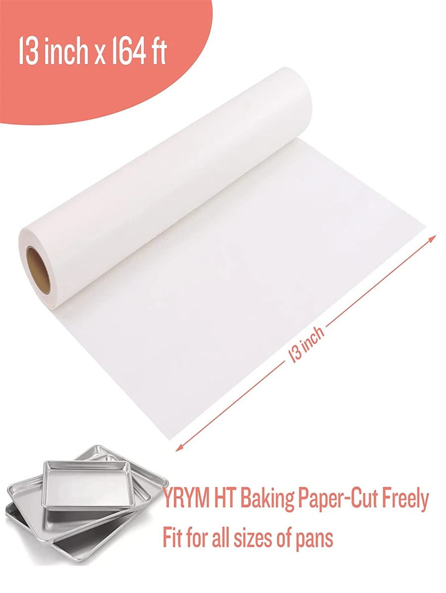 HTVRONT Parchment Paper For Baking 13 In X 164 Ft - 177 SQ FT ...
