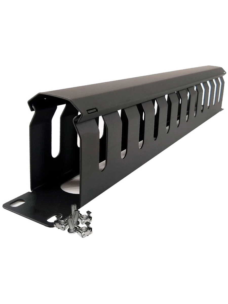 1U 19 Inch Server Rack Cable Management System - Horizontal Rack Mount ...