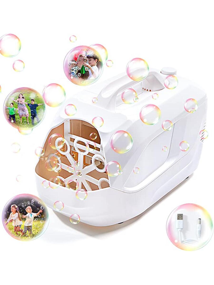 Syncfun Bubble Machine, Automatic Bubble Blower, Portable Auto Bubble ...