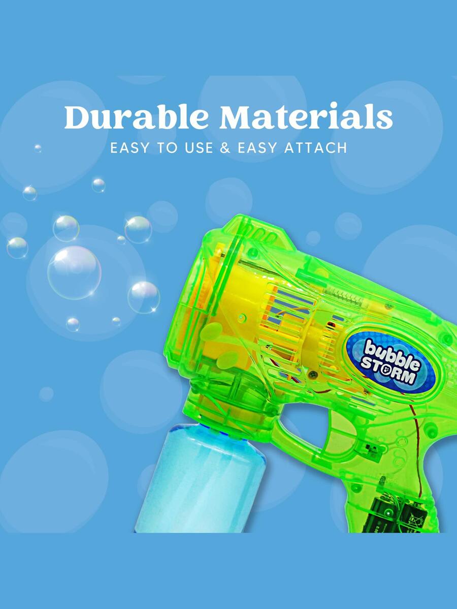 Syncfun 2 Bubble Guns Blaster Kit With 2 Bubble Solution, Automatic ...