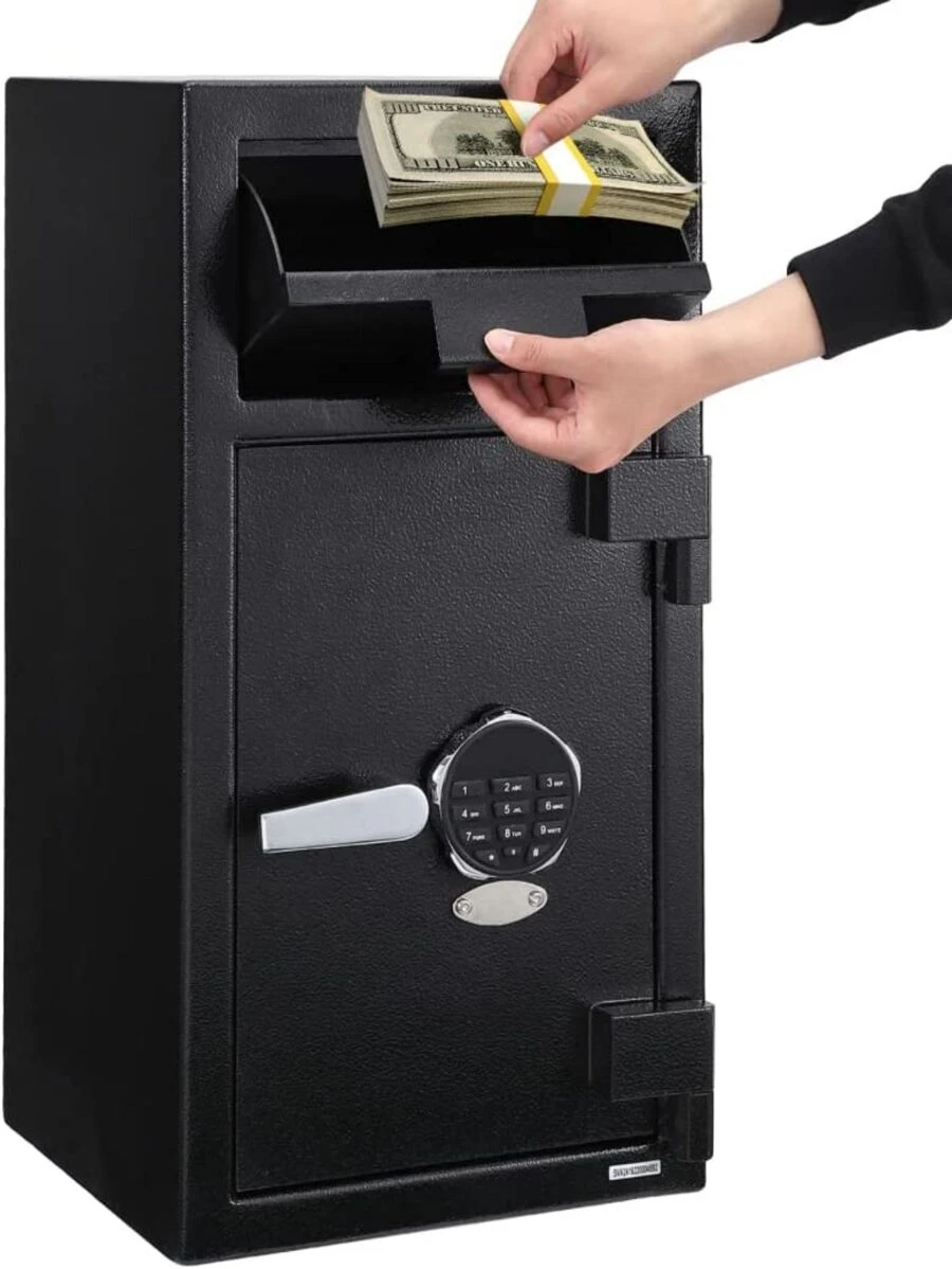 Depository Drop Safe Box For Business, 13.7'' X 15.7'' X 27.2'' Anti ...