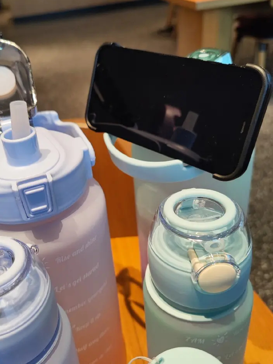 Botella Bote Vaso Envase 3 Trio Motivacional Agua Gym | Mode de Mujer | SHEIN España