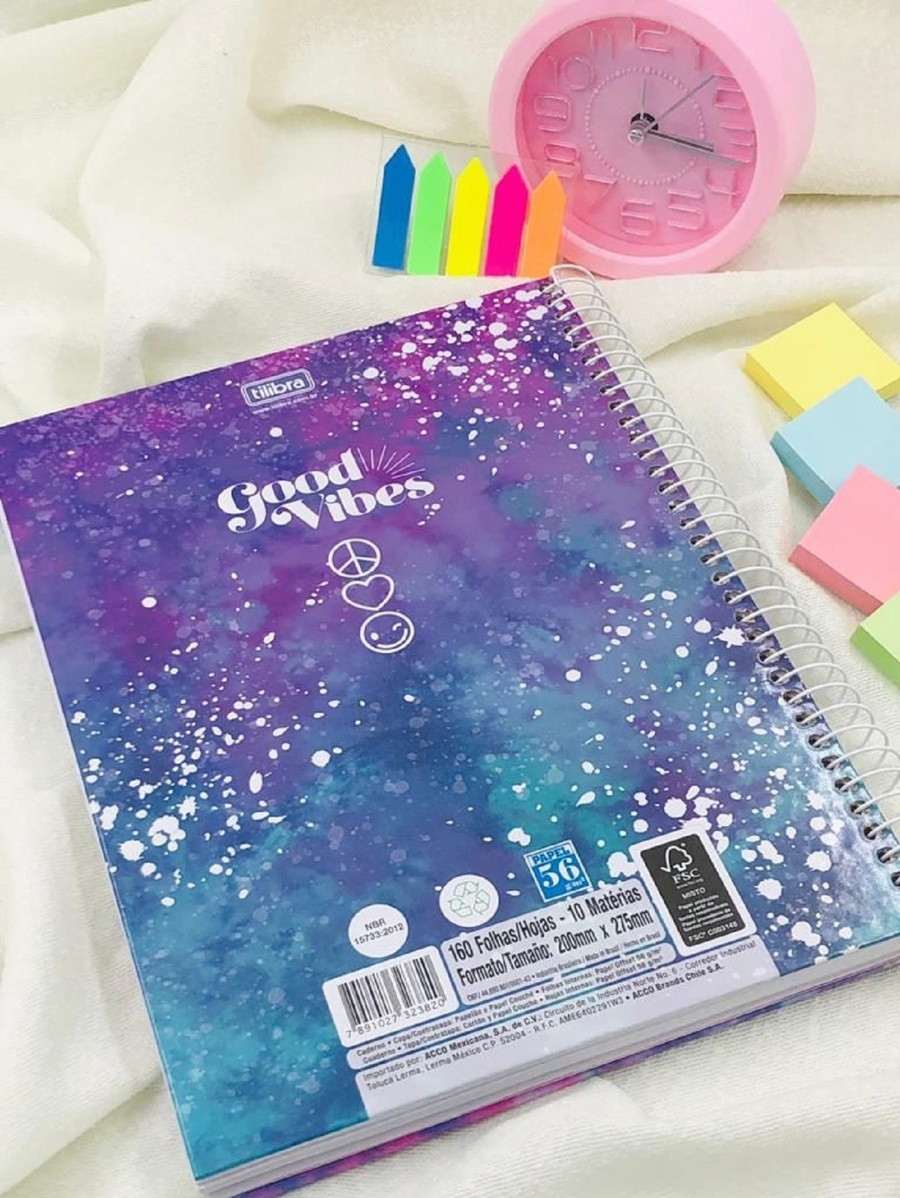 Caderno Cadernos Escolar Be King 10 Matérias Formato 200mm x 275mm 160 Folhas Tilibra- Com ...