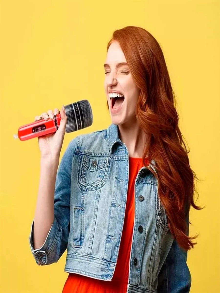 12 Microfonos Inflables Fiesta Karaoke Batucada Divertido Decoracion ...