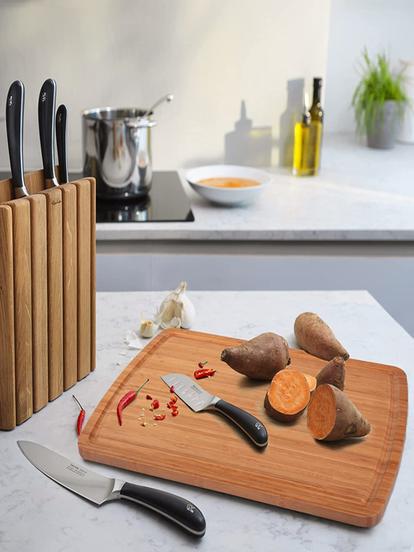 Cutting Board 30"x20" Extra Large Bamboo Wooden Butcher Block Kitchen ...