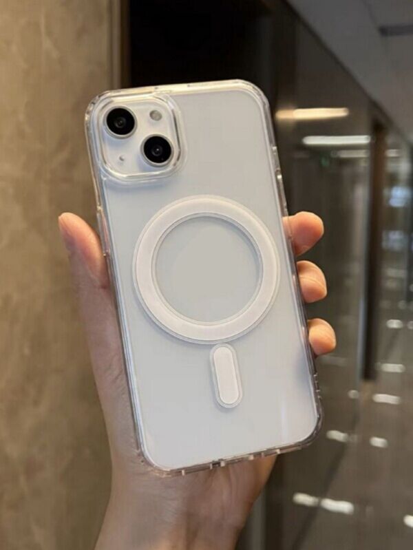 Super Capas Capa Magnetica Transparente Com Inducao para IPhone | SHEIN ...