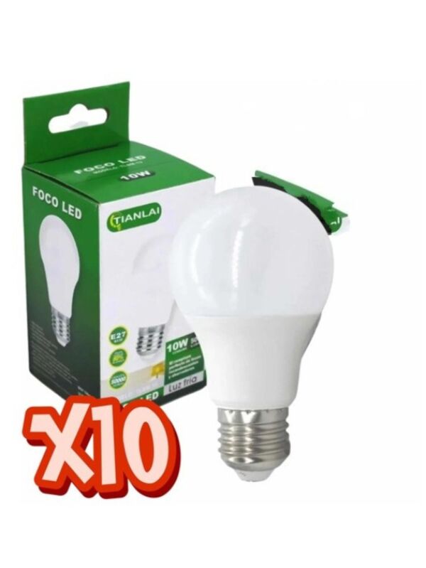 Foco ahorrador led de luz fría 10w PAQUETE 10 FOCOS | Moda de Mujer ...