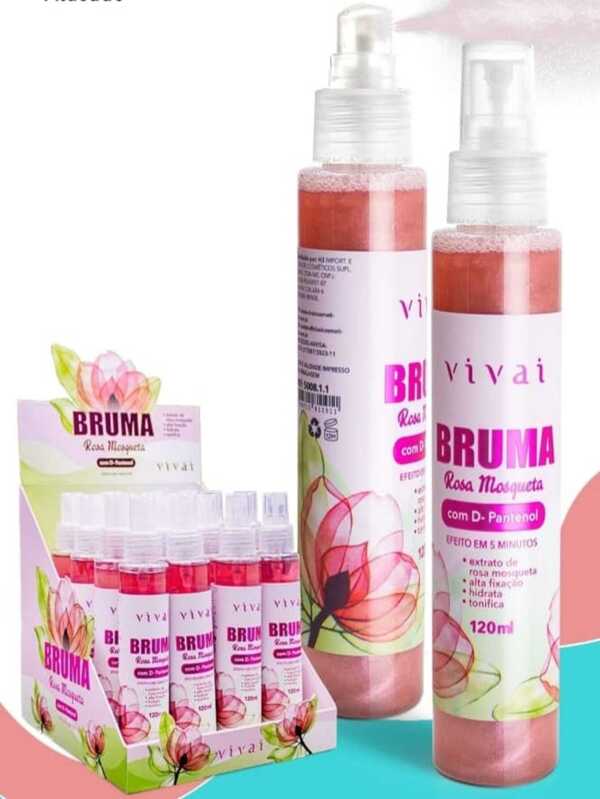 Bruma Iluminadora Rosa Mosqueta Com D-Pantenol Hidrata Vivai 5008.1.1 | SHEIN Brasil