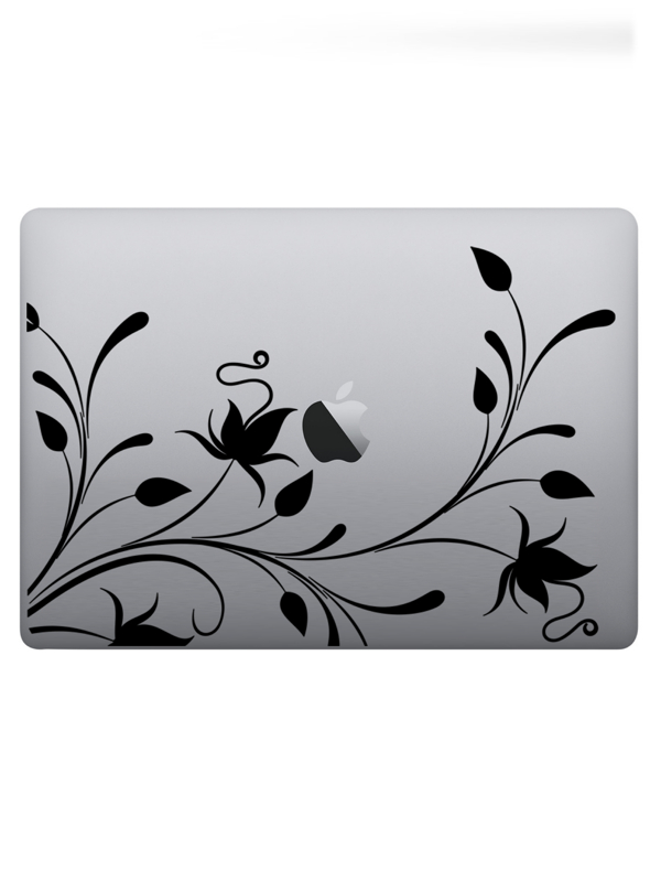 Etiqueta, Sticker Vinil para computadoras, laptops Flor | Moda de Mujer ...
