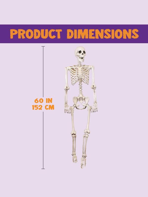 JOYIN 5 ft Pose-N-Stay Life Size Skeleton Full Body Realistic Human ...