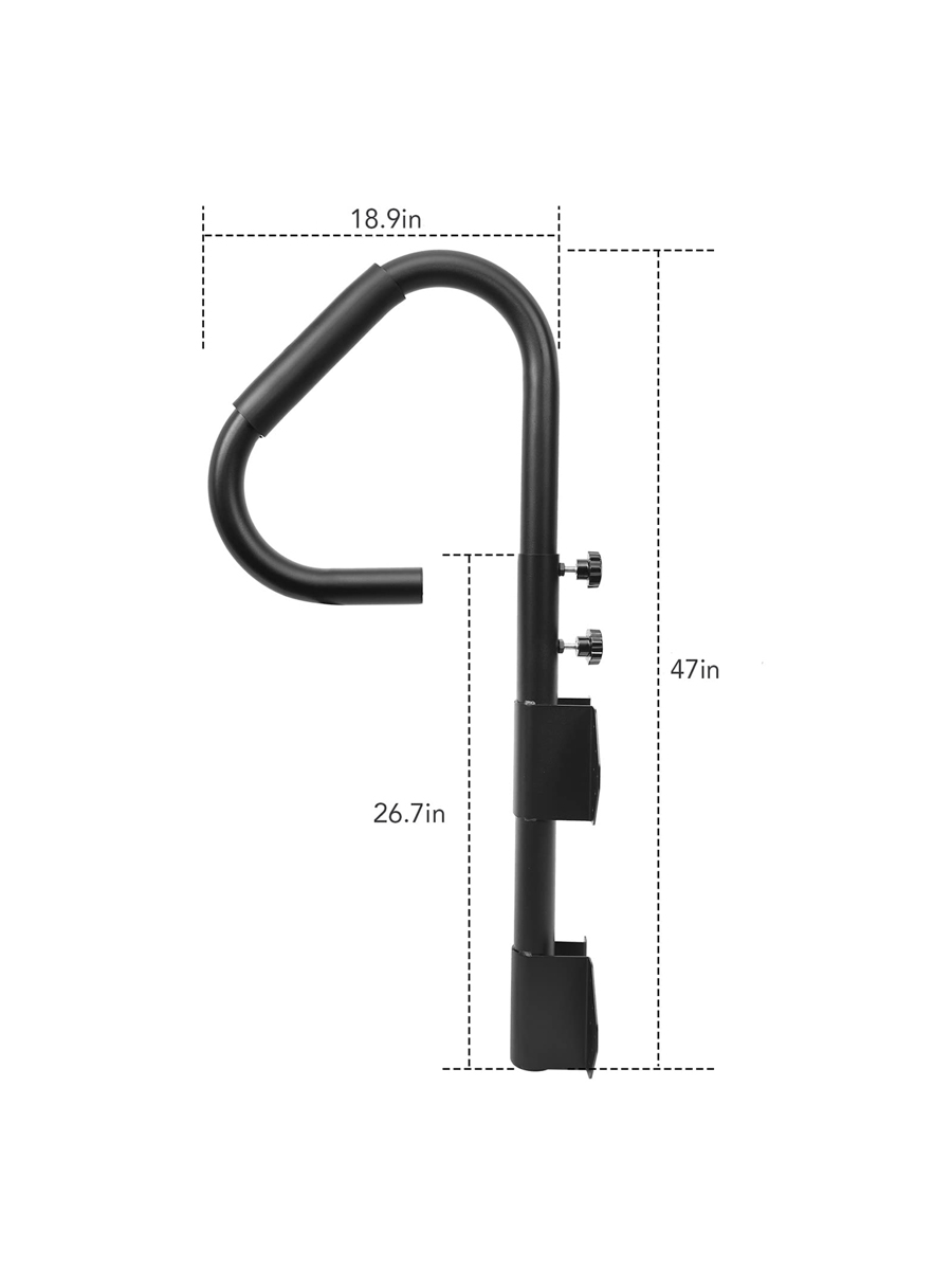 Hot Tub Handrail 48"H Safety Handrail Pivots 360 Rotatable Adjustable ...