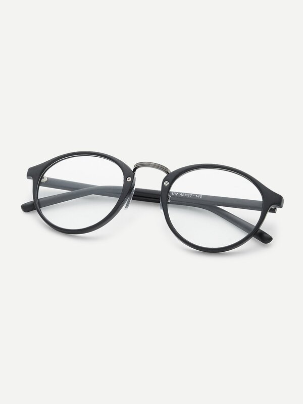 Black Frame Clear Lens Glasses | SHEIN USA