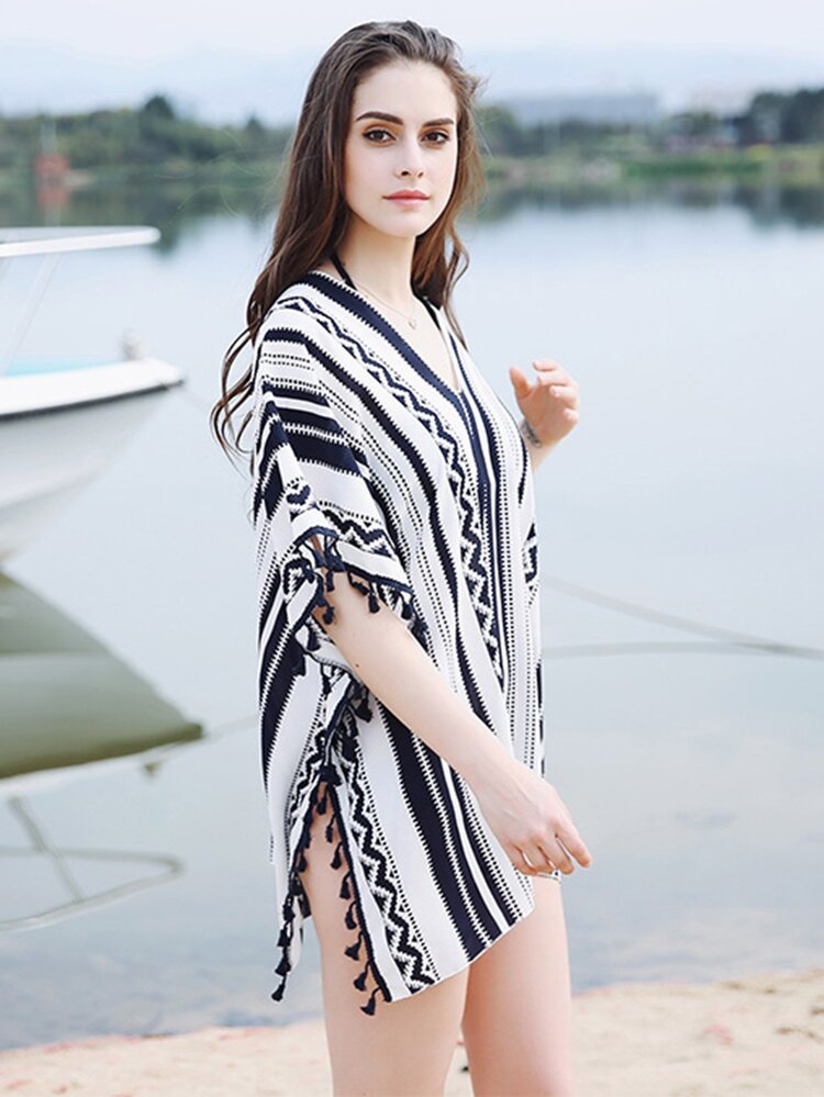 Is That The New Fringe Trim Split Side Top ??| ROMWE UK