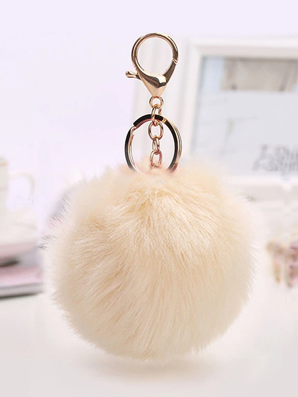 Pom Pom Design Keychain | SHEIN USA