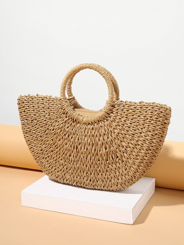Woven Design Tote Bag | SHEIN