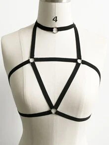Choker Detail Bralet Body Harness | SHEIN USA
