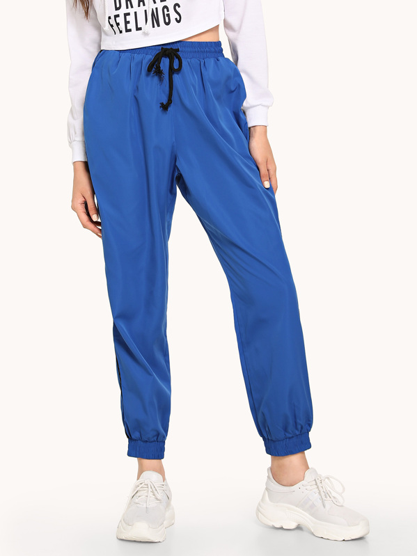 SHEIN Drawstring Waist Pants | SHEIN USA