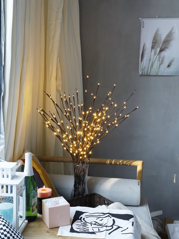 1pc LED Wrapped Lighted Branch | SHEIN USA