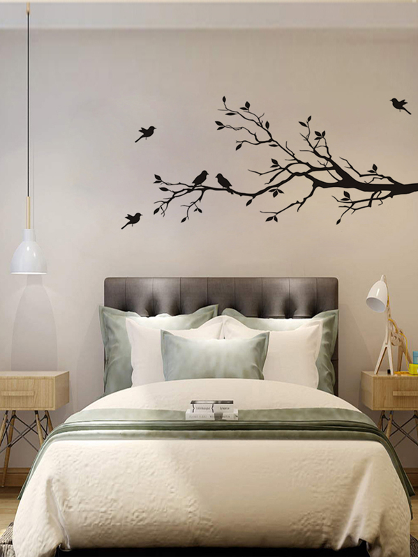 Tree & Bird Wall Sticker | SHEIN USA