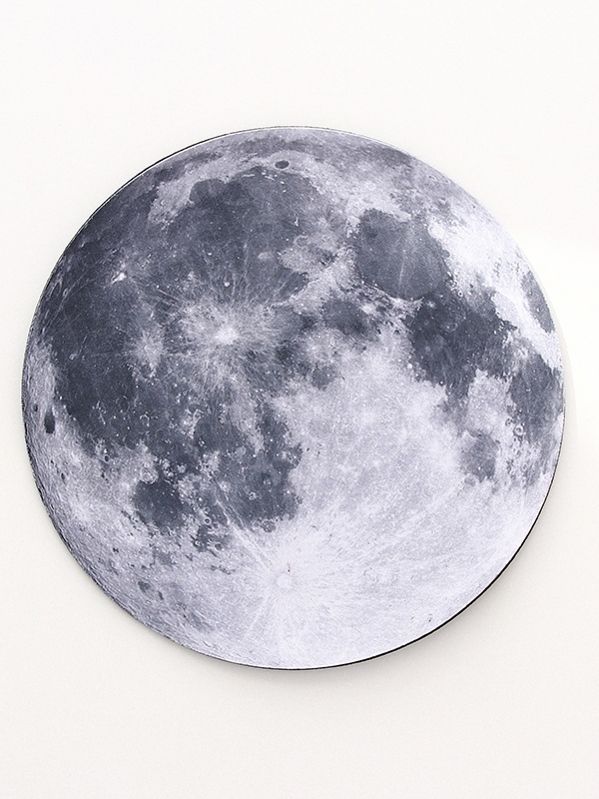 Planet Print Round Mouse pad | SHEIN UK