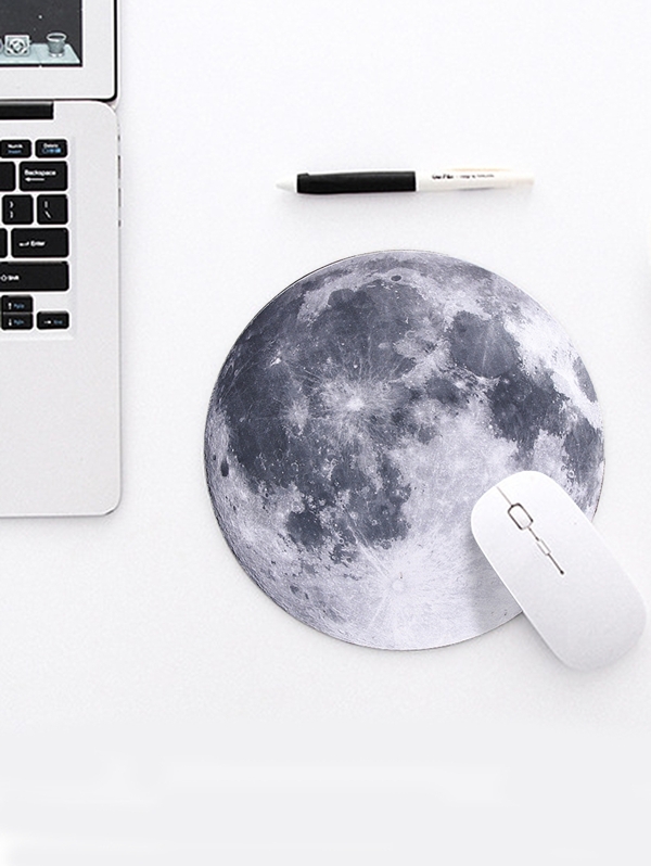 Planet Print Round Mouse pad | SHEIN UK