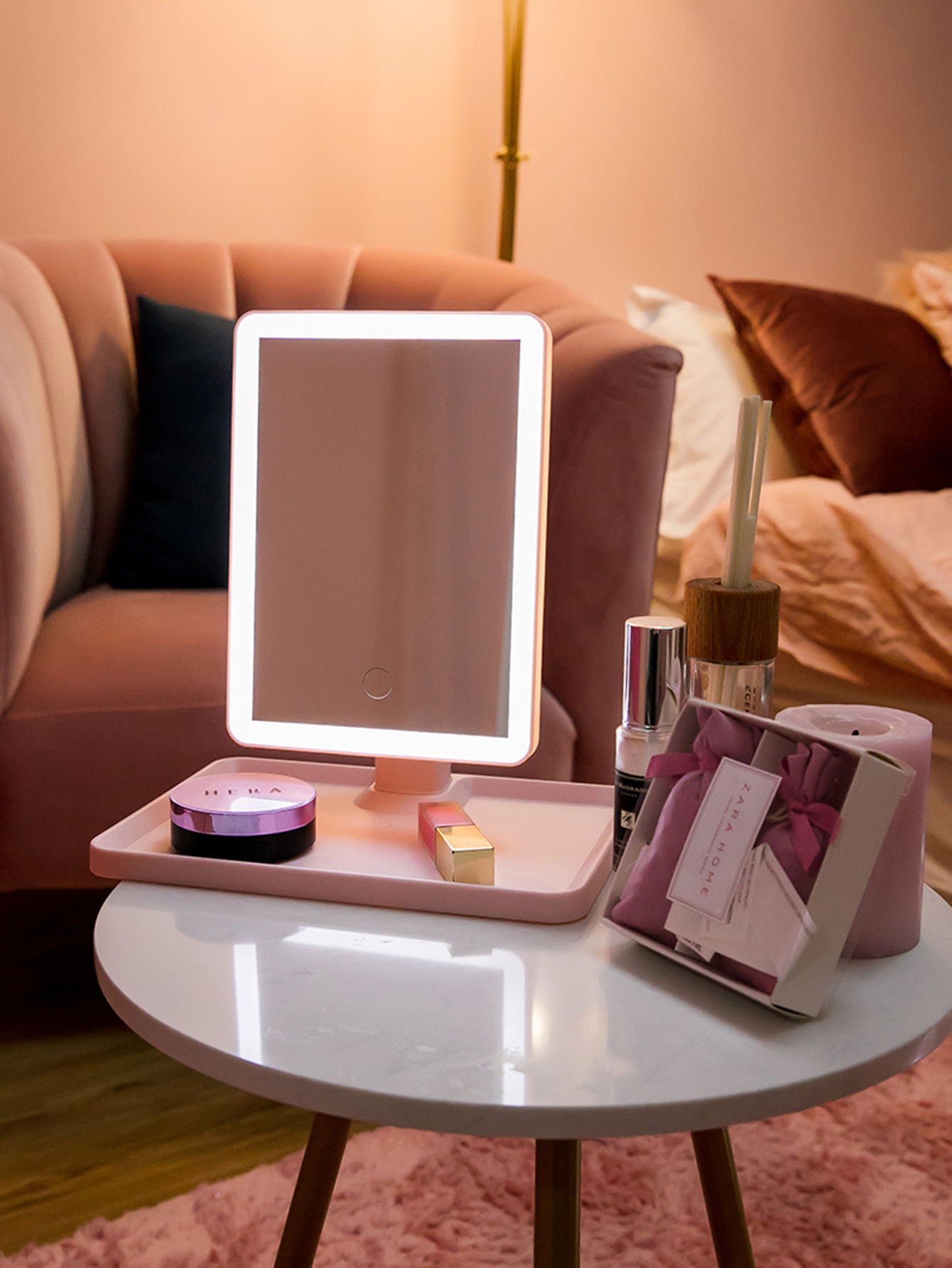 3 In 1 Desktop Makeup Mirror Light