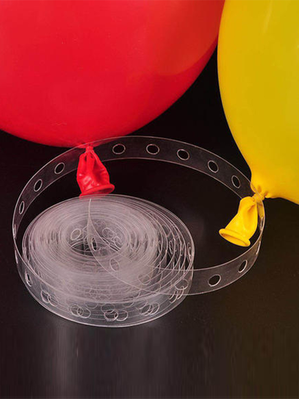 1roll Plastic Balloon Decoration Connect Strip, Neutral Clear Balloon ...