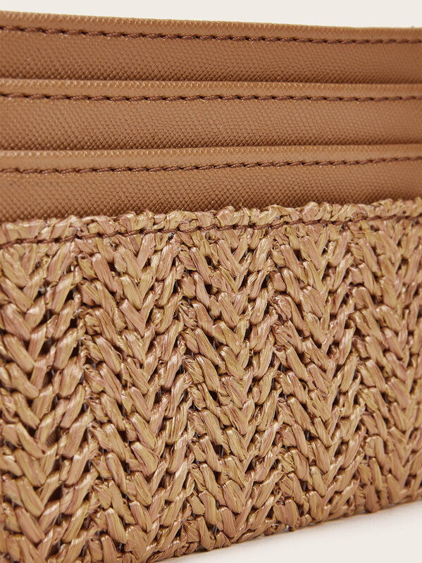 Woven Purse With Card Holder,Perfect For Summer Beach Travel Vacation ...