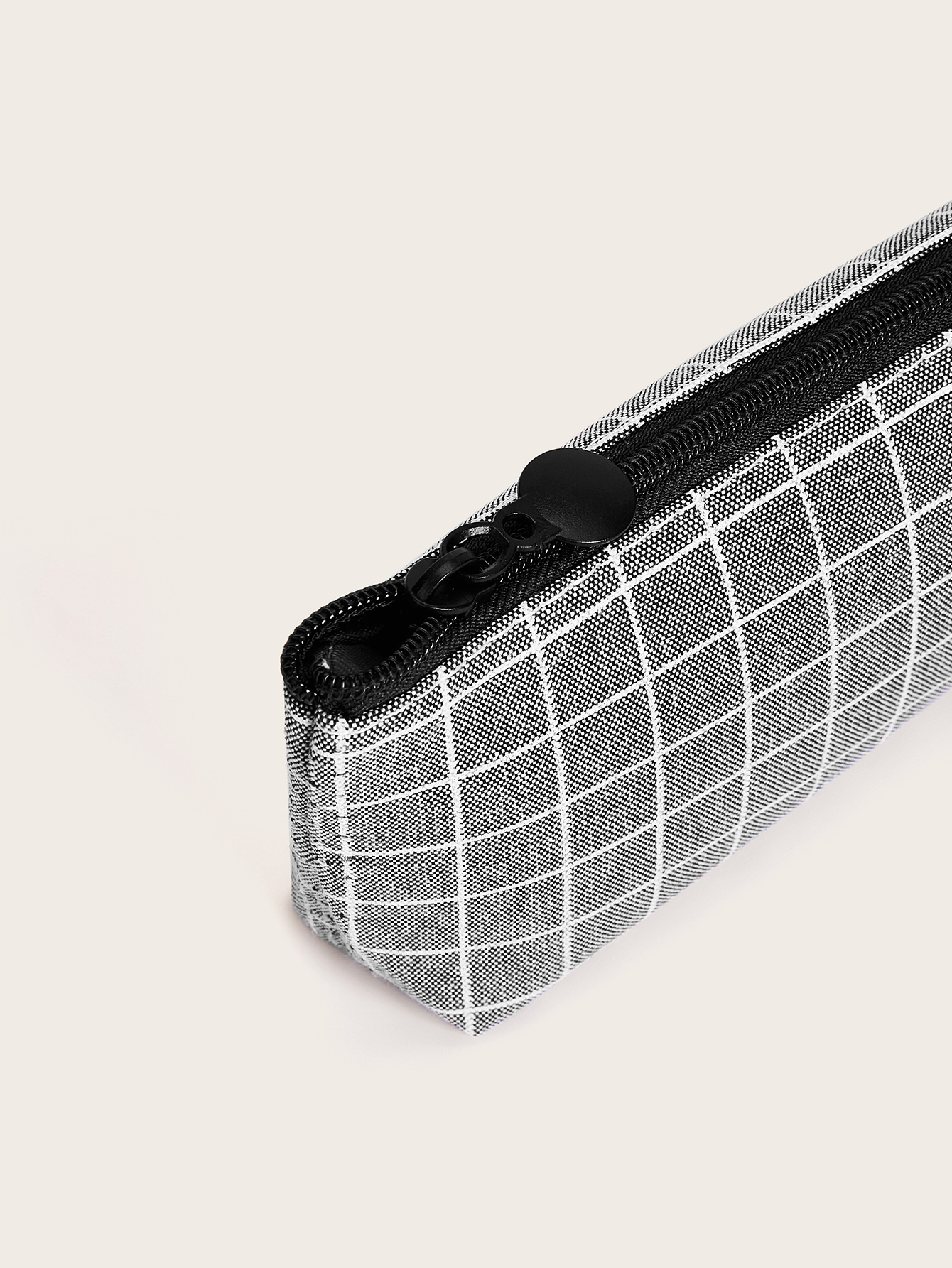 Simple Grid Pattern Pencil Bag | SHEIN USA