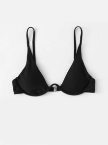 Solid Underwire Bikini Top | SHEIN USA