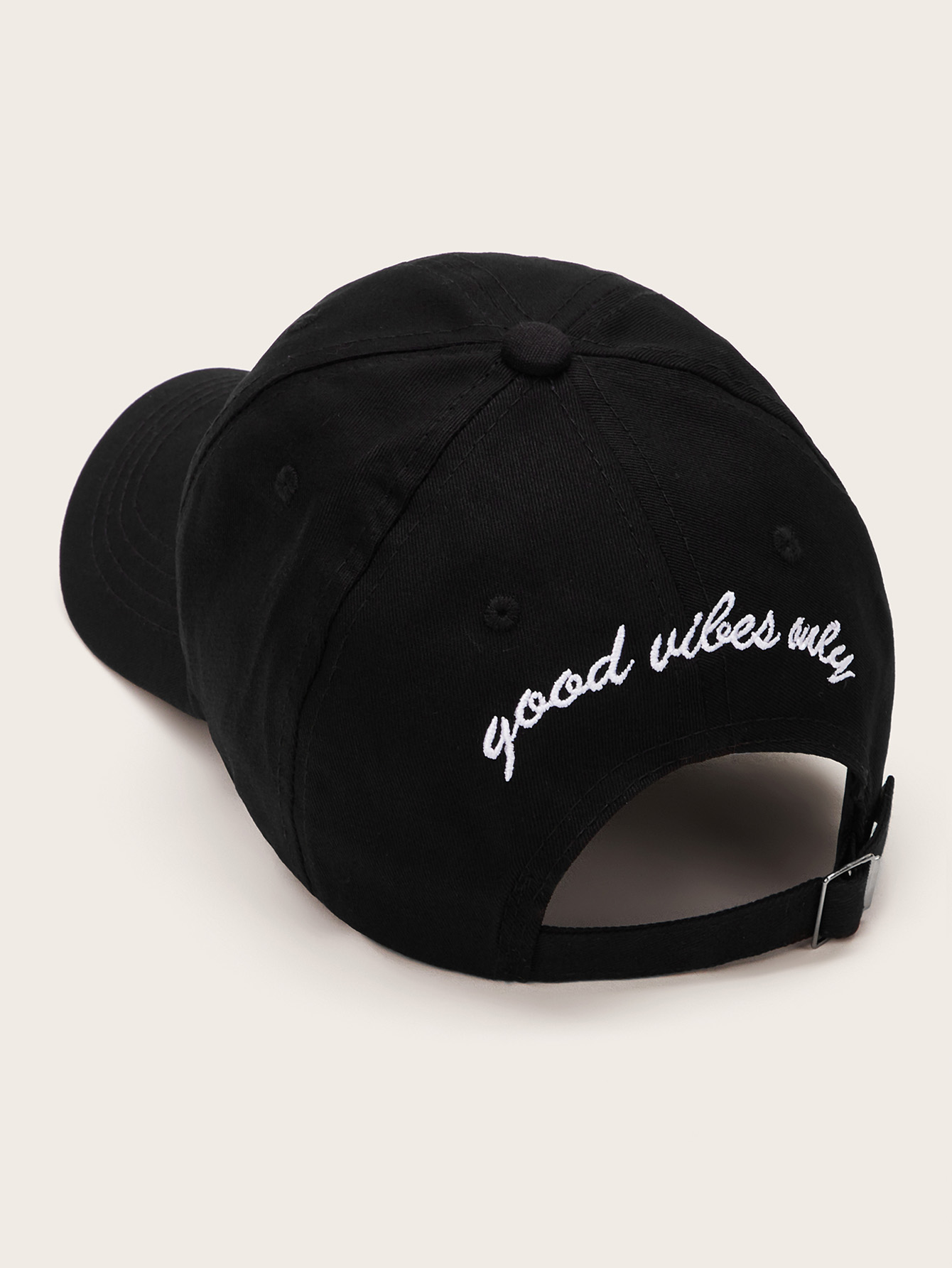 Slogan Embroidery Baseball Cap