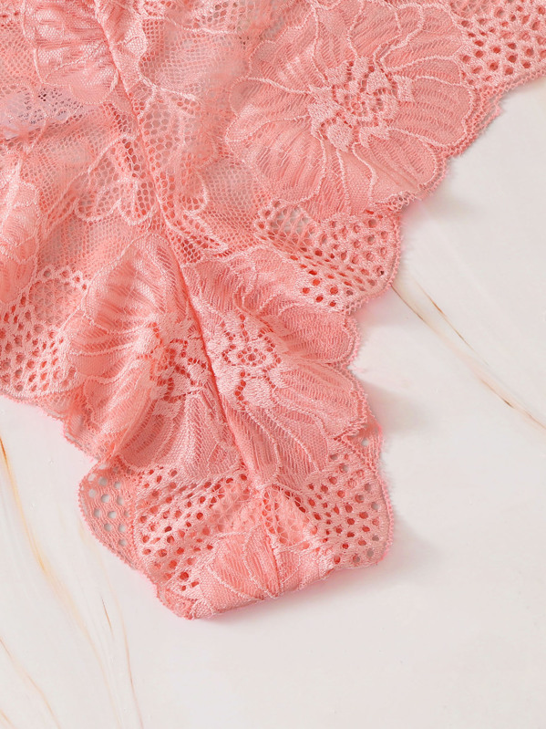 Plus Floral Lace Panty Set 3pack Shein Usa