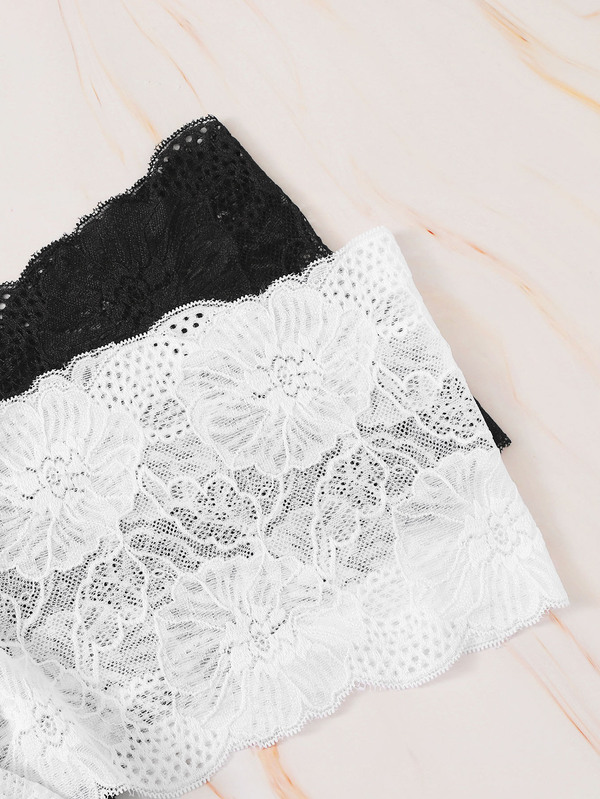 Plus Floral Lace Panty Set 3pack Shein Usa