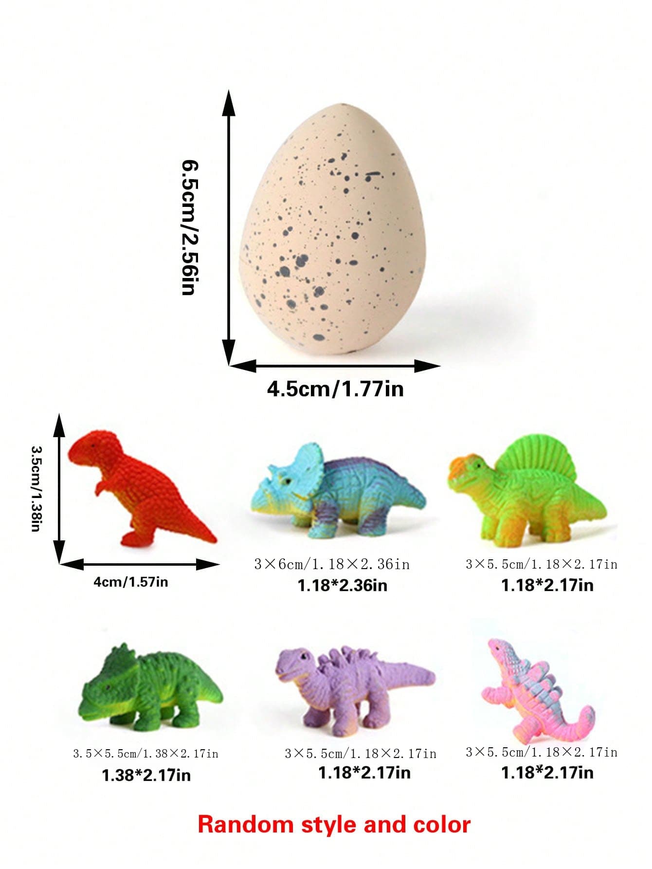 1pc Surprise Hatching Dinosaur Egg Toy, Soak In Water To Expand Into A ...