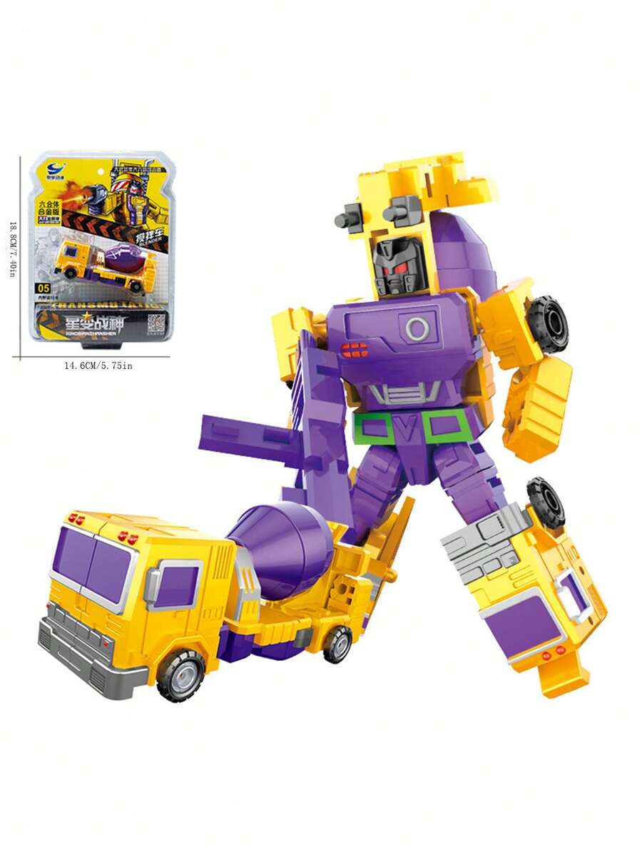 1pc New Alloy Combination Deformation Excavator & Bulldozer Engineering ...