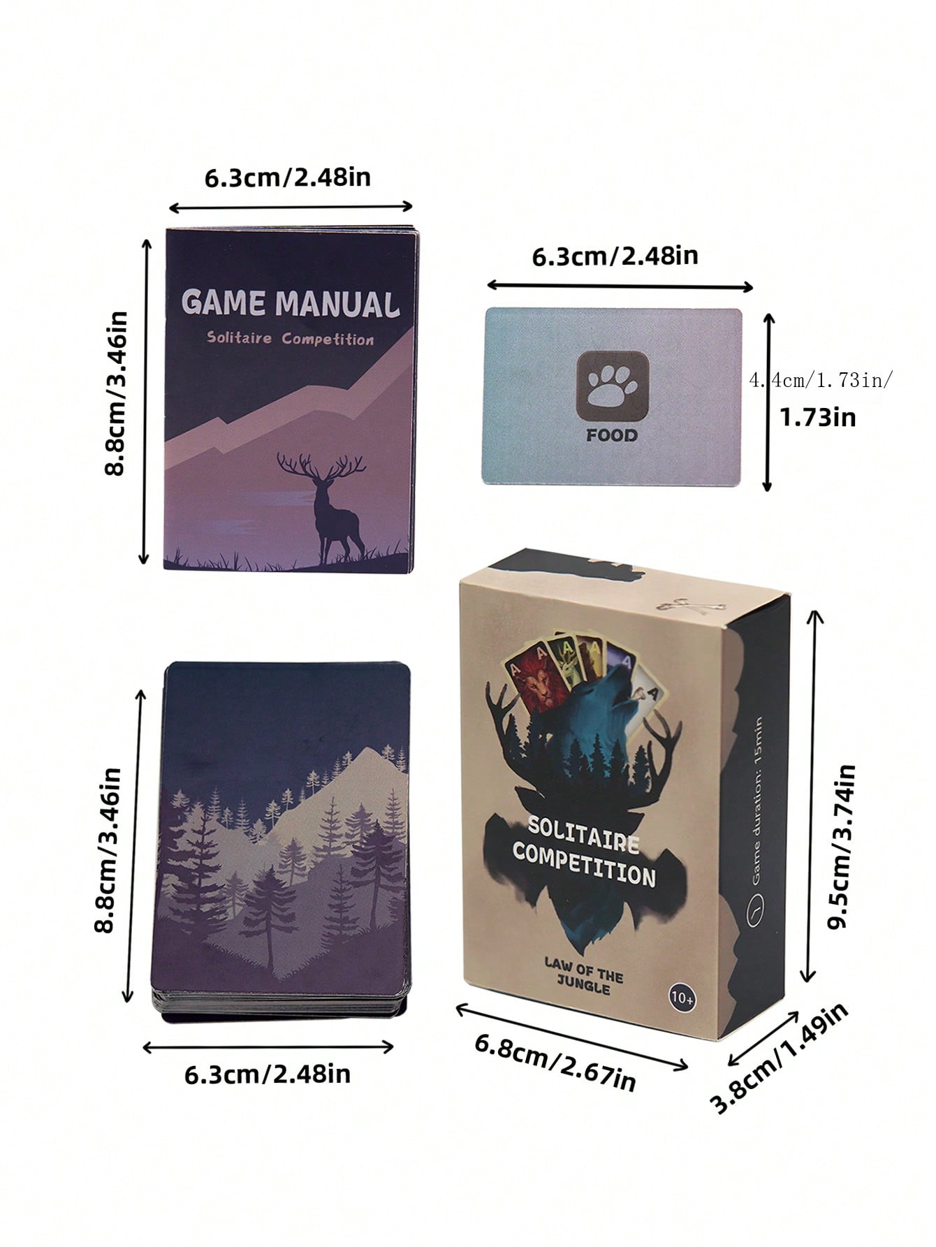 Solitaire Competition: Strategic Card Game For Families And Friends ...