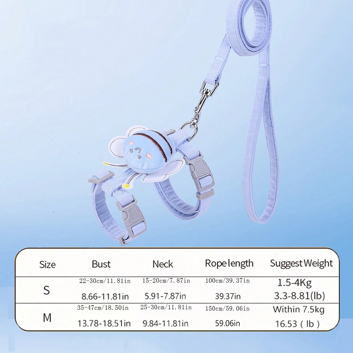 Cat HarnessEscape Proof I-Shaped Adjustable Cat Harness An SetTraction ...