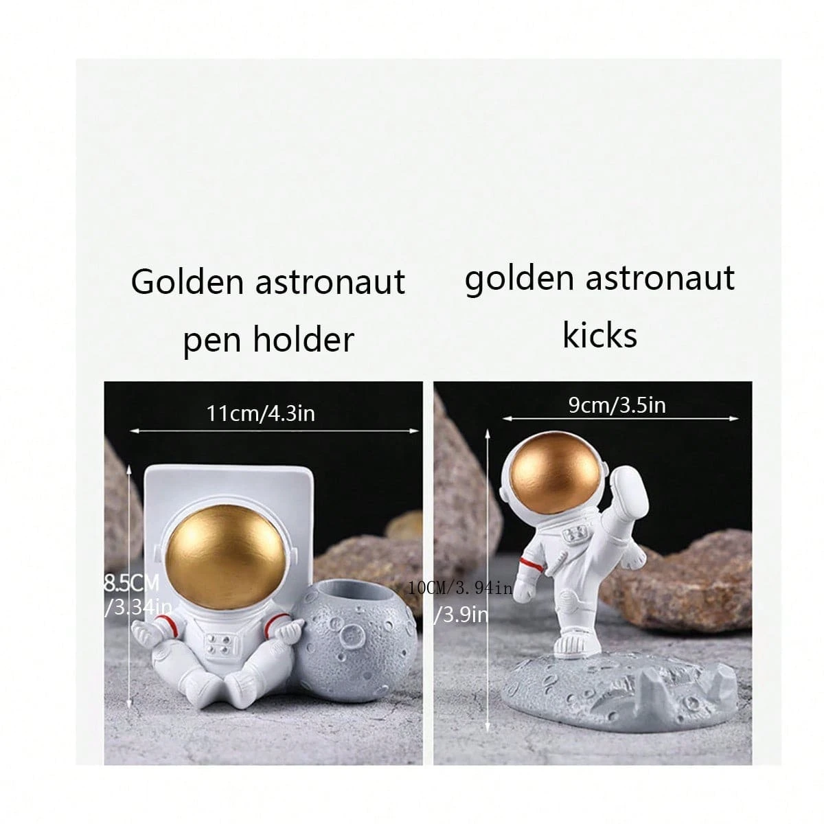 Creative Astronaut Astronaut Hugs The Moon Lamp Pen Holder Small ...
